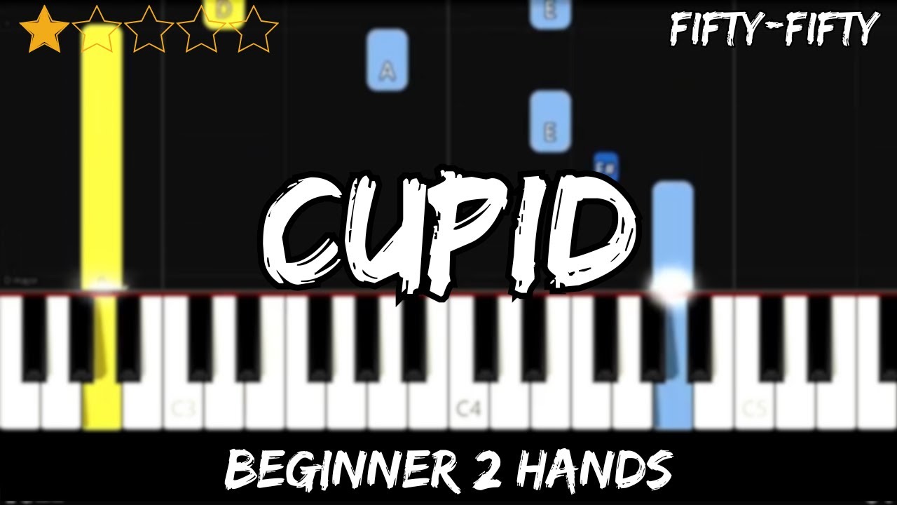 Fifty-Fifty - Cupid - Easy Beginner Piano Tutorial - For 2 Hands - YouTube