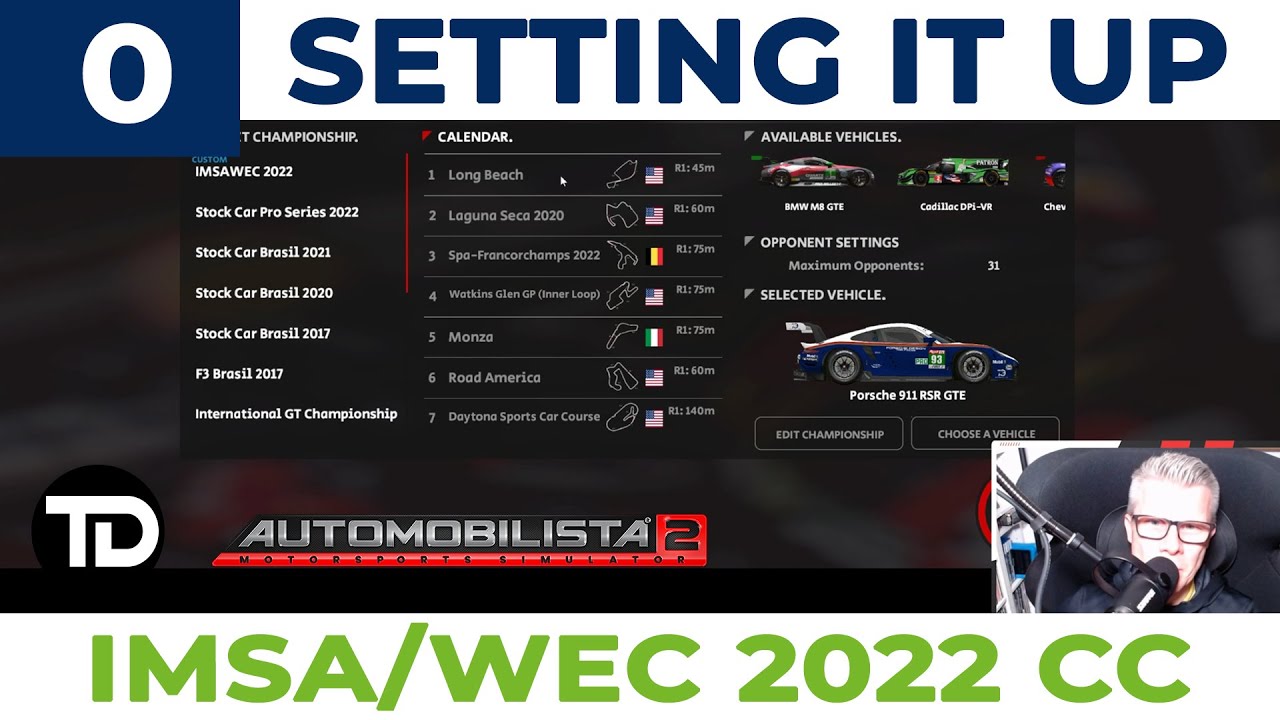 Setting Up My IMSA WEC 2022 Custom Championship in Automobilista 2 ...