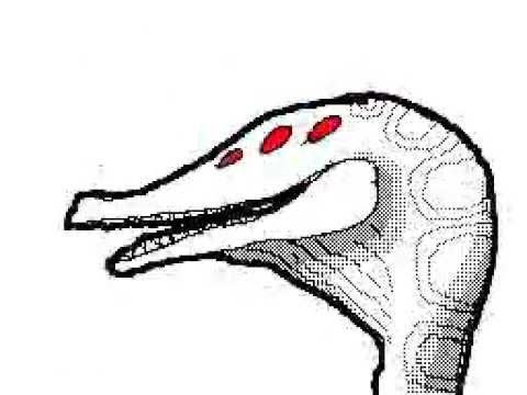 Animated 3D dragon head - YouTube