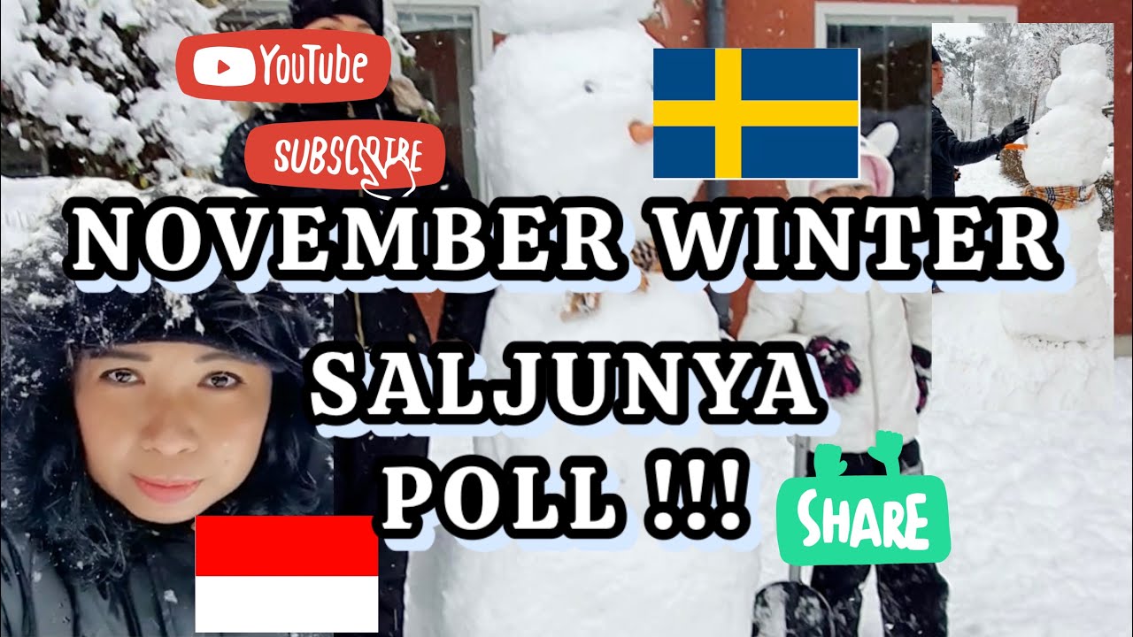 WINTER DIMULAI NOVEMBER 2022 DAN SALJUNYA FULL DI STOCKHOLM SWEDIA ...