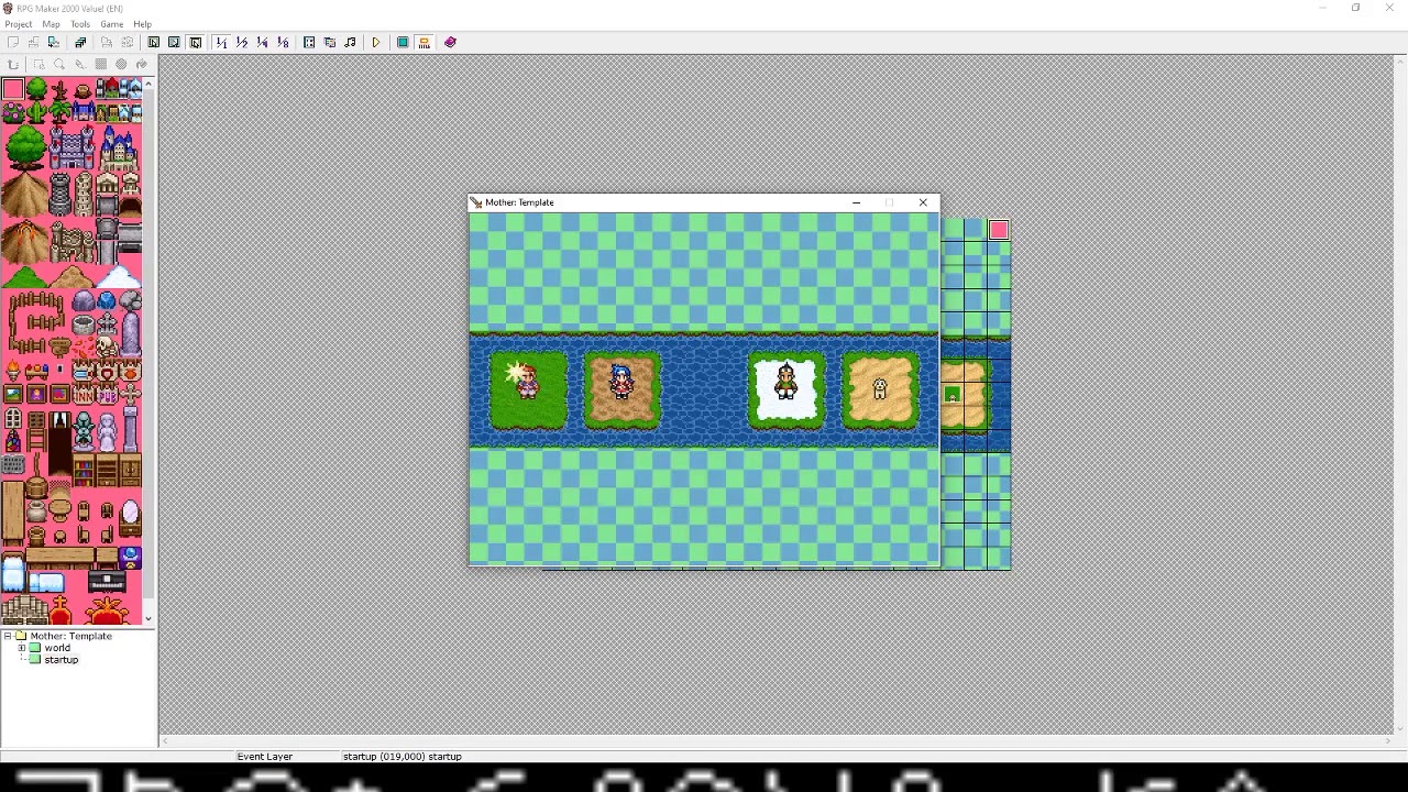 Startup and player house! (Earthbound with RPG Maker 2000 (Pt. 3 ...