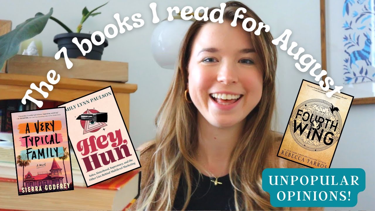 August Reading Wrap-up - YouTube