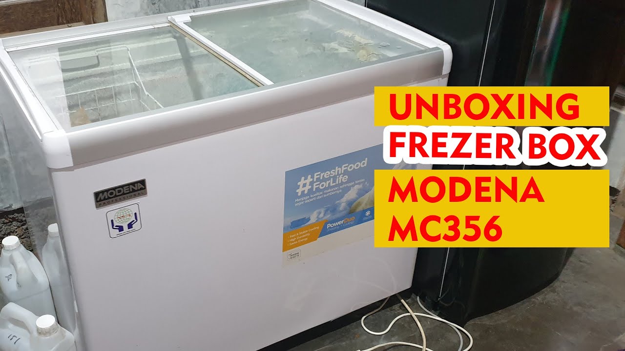 Unboxing & Review Freezer Box Modena MC 356 - YouTube