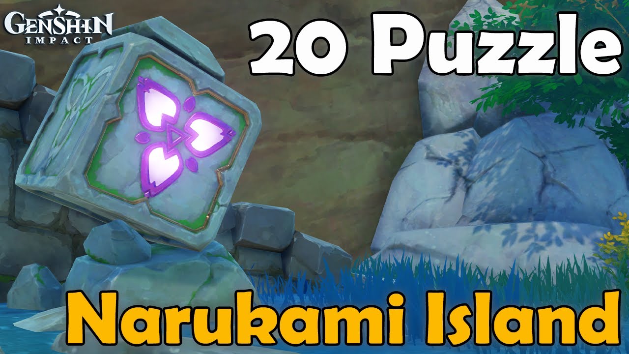 20 Puzzle Electro & Cubes Location - Lokasi Puzzle Narukami Island ...