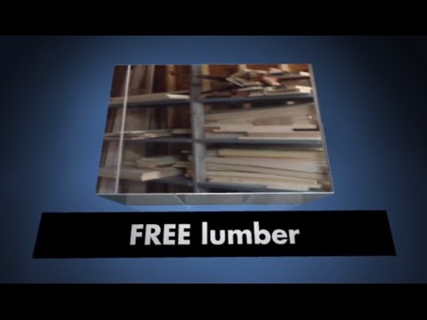 Free lumber for your wood shop - YouTube