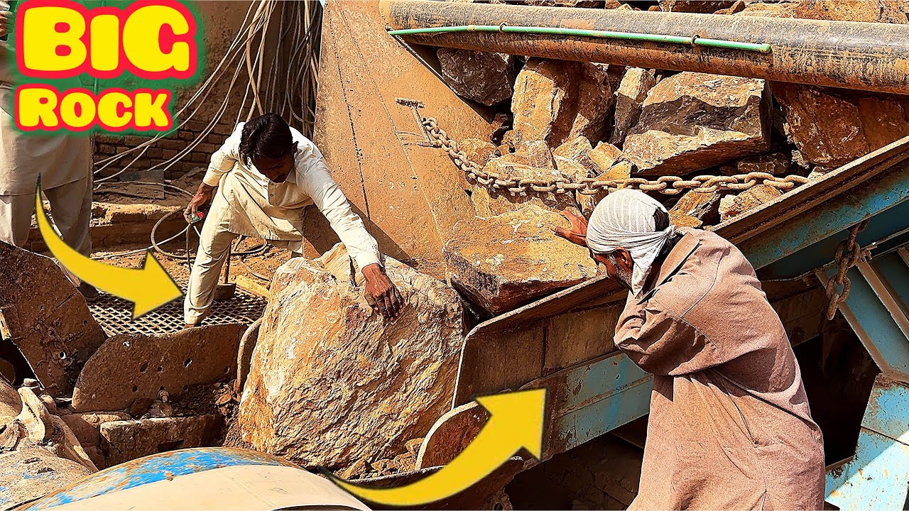 How STONE CRUSHER Works? 🔥 Sand Crushing ASMR - How to CRUSH ROCKS ...