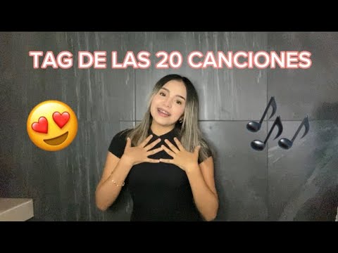 TAG DE LAS 20 CANCIONES🙈|Angie Castañeda - YouTube