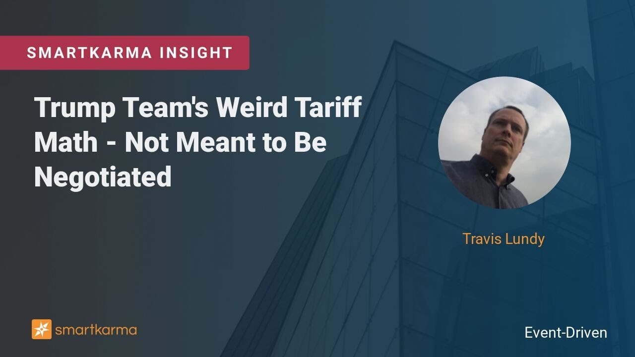 Trump Team's Weird Tariff Math - Not Meant to Be Negotiated - YouTube