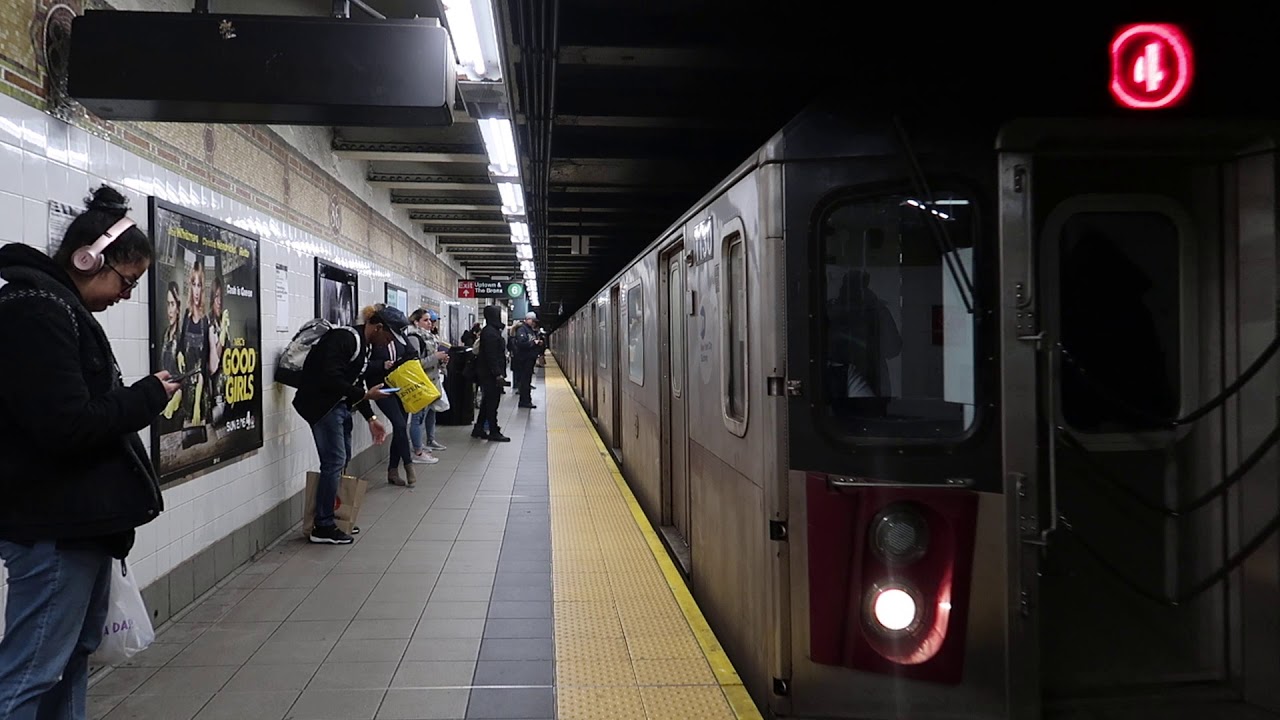 MTA New York City Subway Burnside Ave Bound Bombardier R142 (4) Express ...
