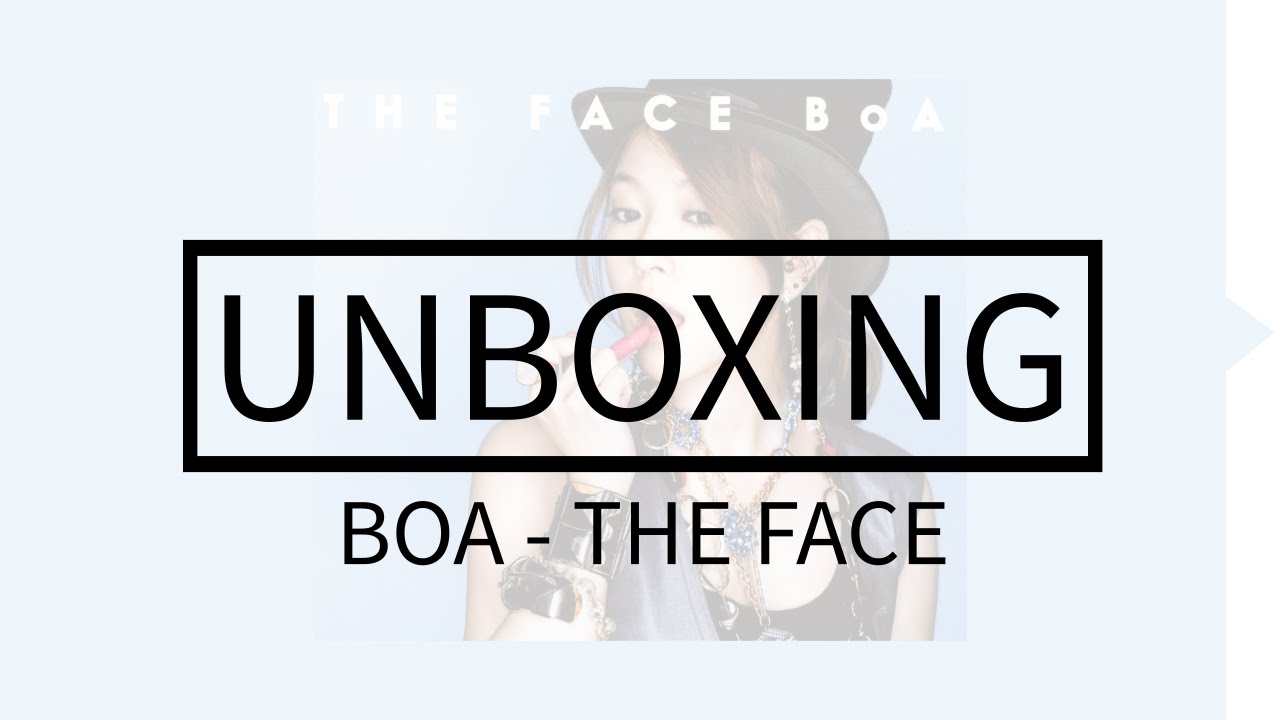 BoA - The Face Album Unboxing - YouTube