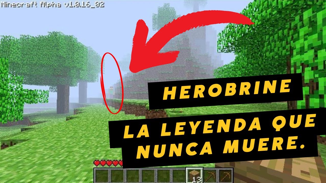 HEROBRINE: La LEYENDA de MINECRAFT que Nunca Muere ⛏️ - YouTube