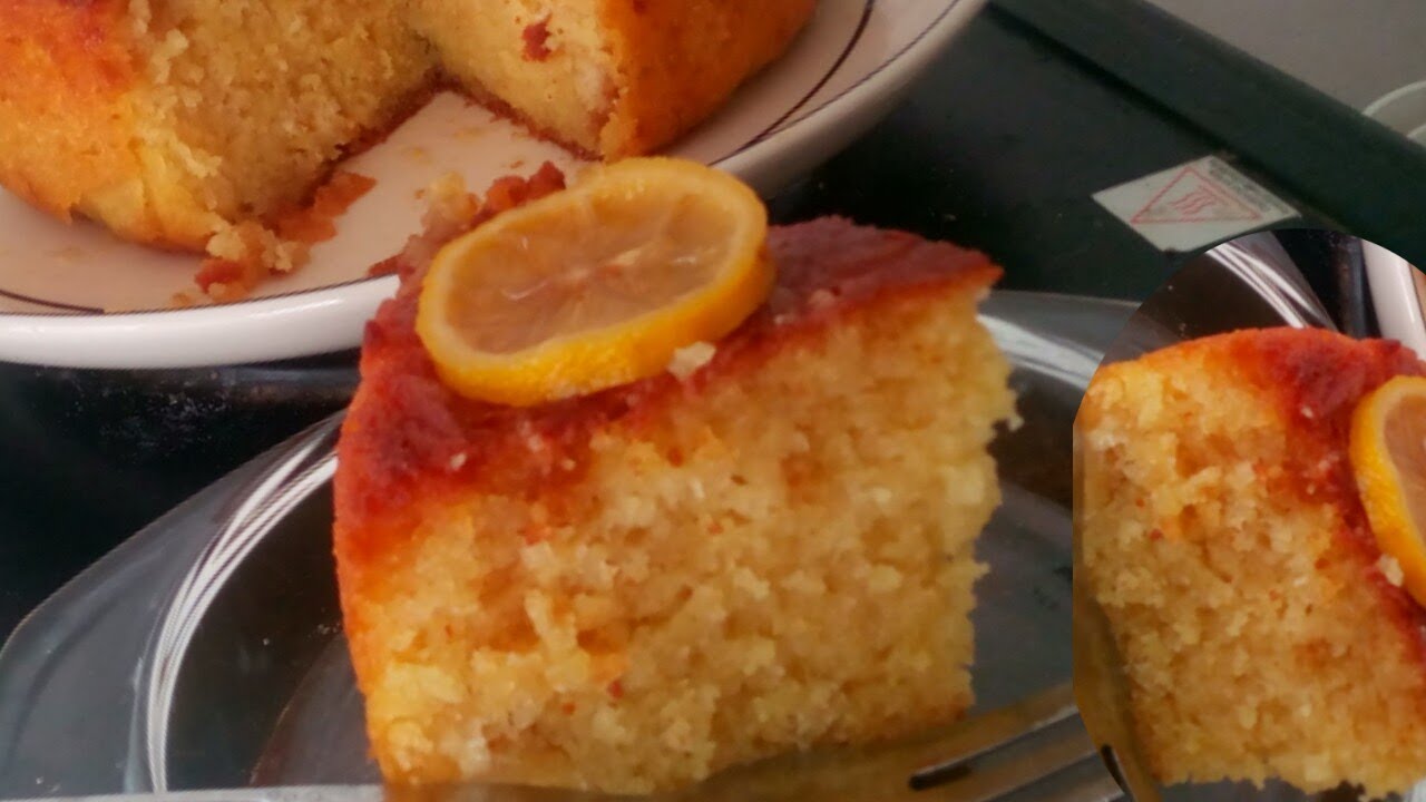 The BEST Semolina cake with lemon syrup (Mauritian Maspin Greo) - YouTube