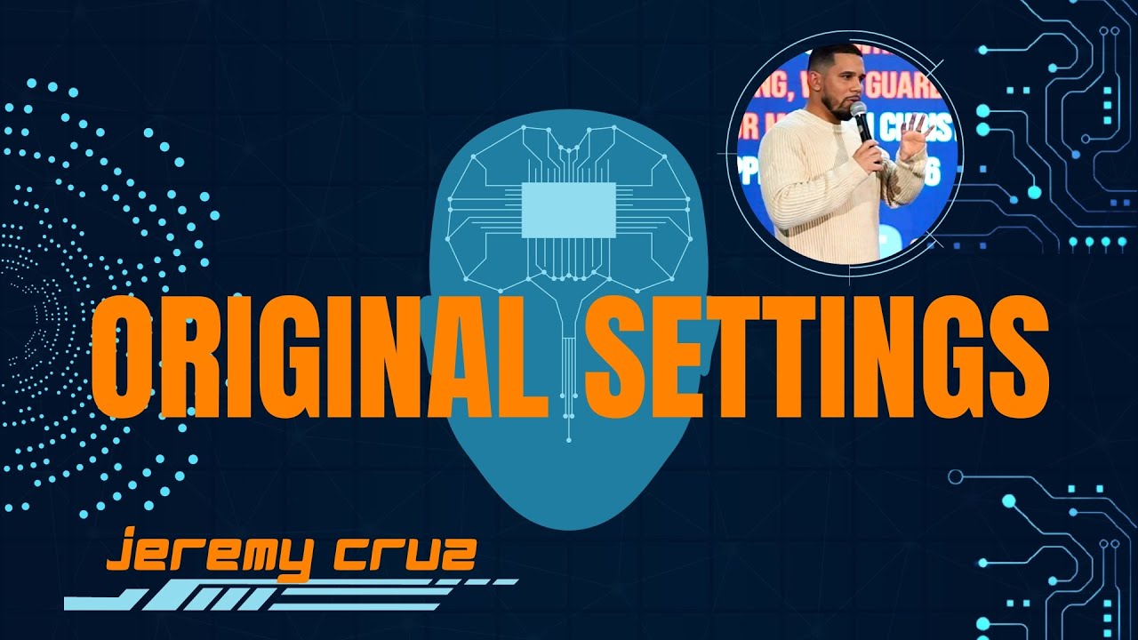 Original Settings | Jeremy Cruz - YouTube
