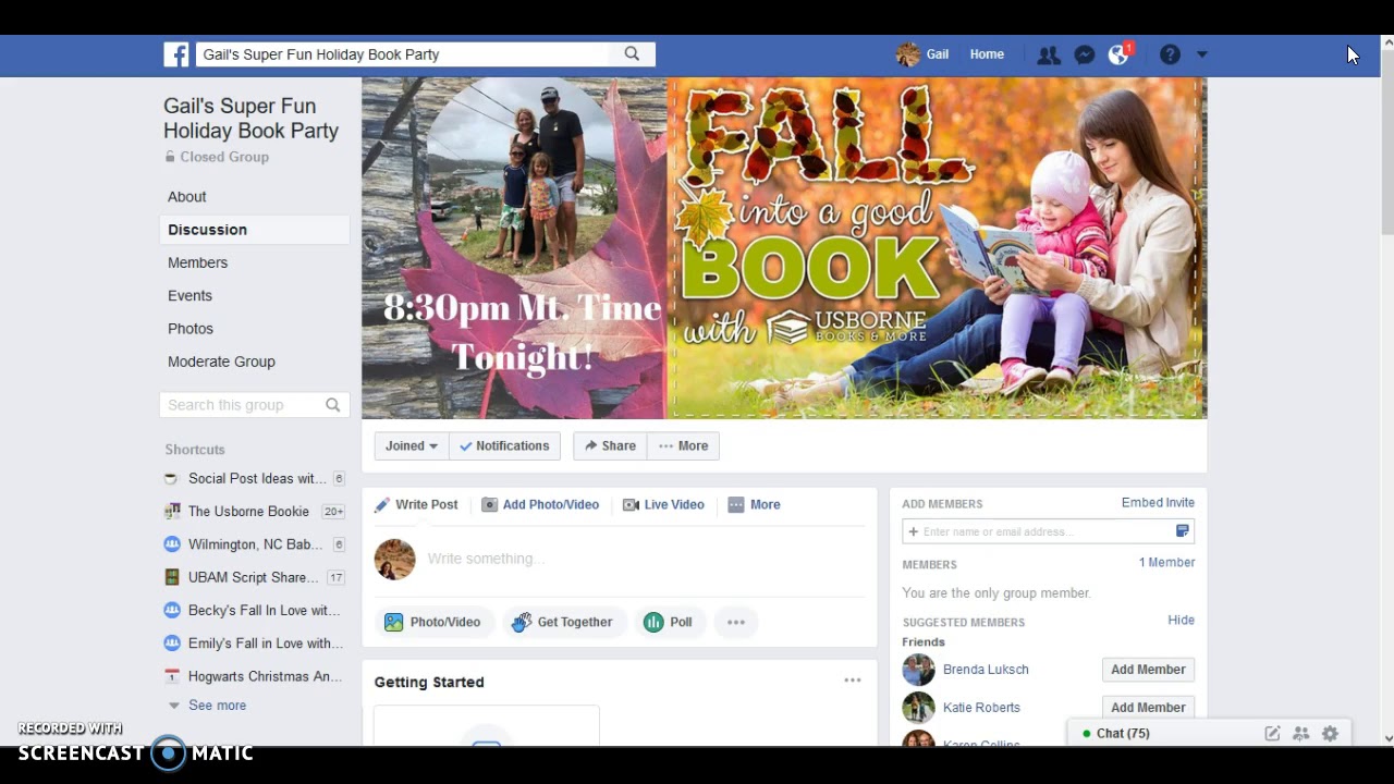 UBAM Facebook Parties Step 2: Setting up your Facebook Group - YouTube