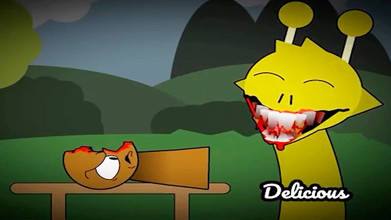 Yellow(Simon) Eats Brown ?! - Sprunki Animations (SCARY ANIMATION) - YouTube