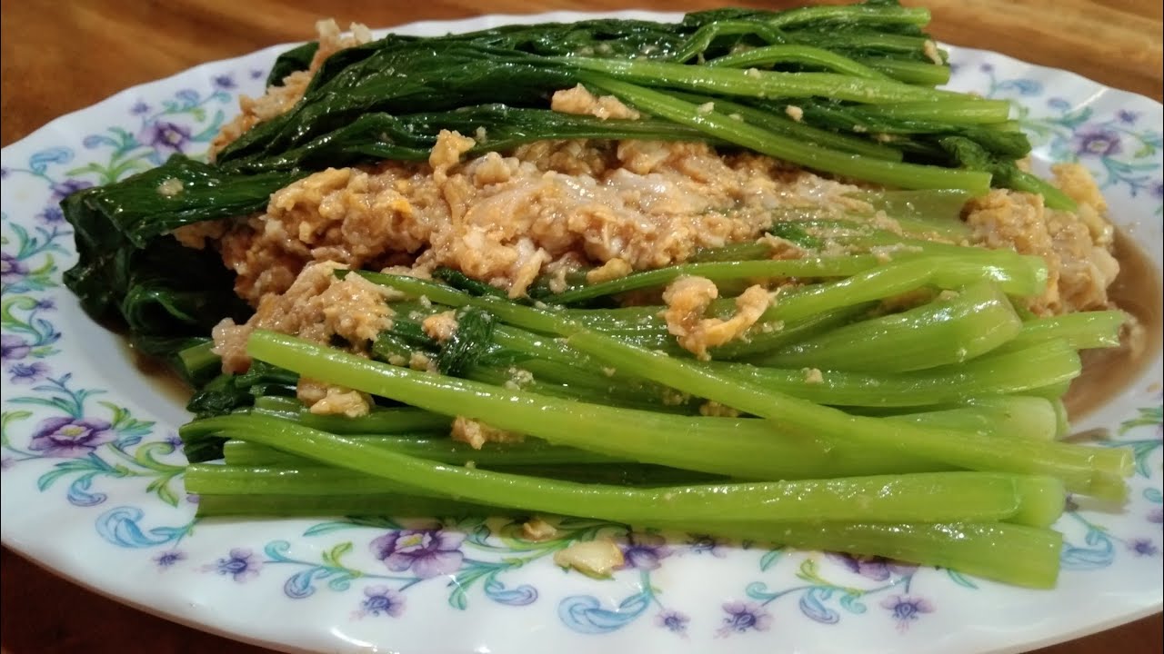 ឆាស្ពៃឆៃស៊ីមជាមួយប្រេងខ្យង | Mustard Green with Oyster Sauces | Sieng Sokea Cooking | - YouTube