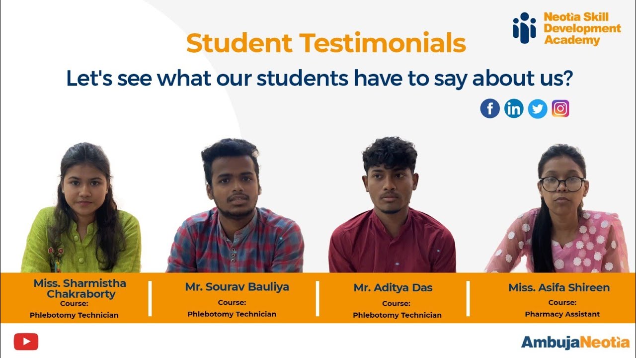 Student testimonials - YouTube