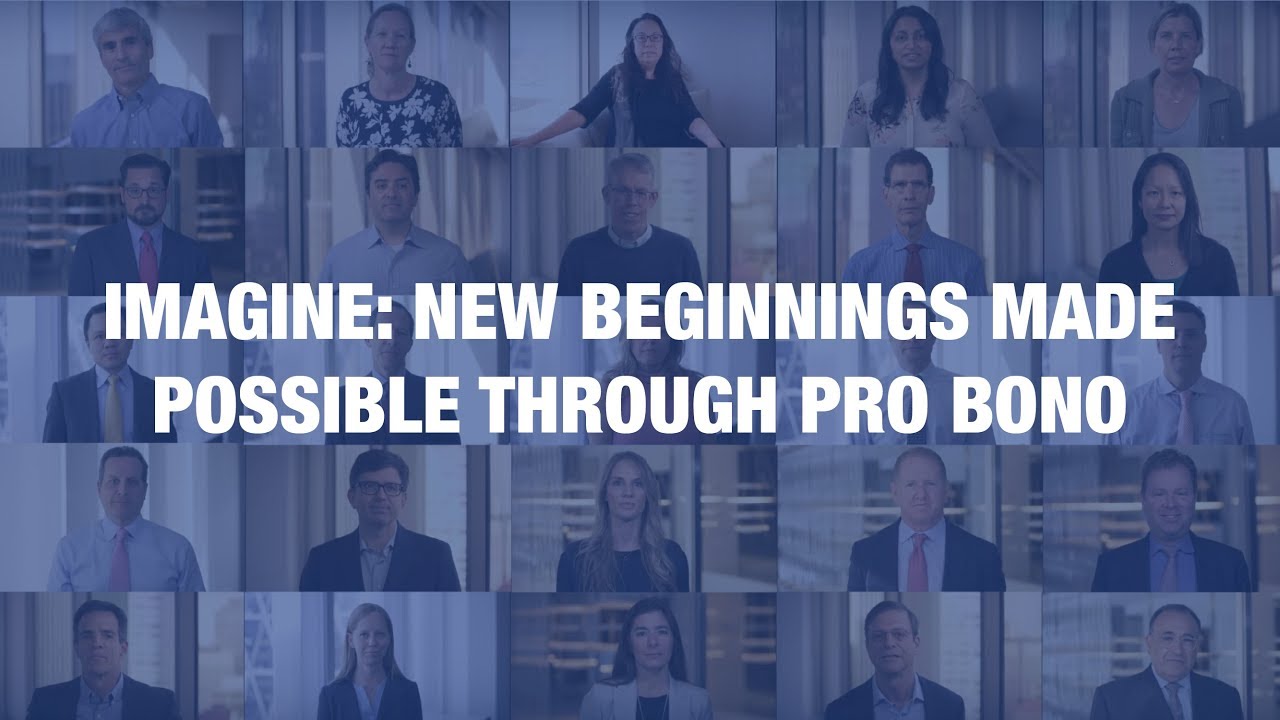 Imagine: New Beginnings Made Possible Through Pro Bono - YouTube