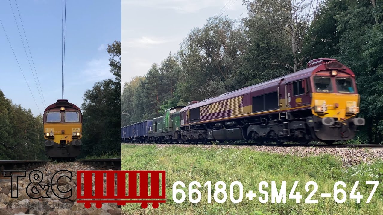 [T&C] Class 66180+SM42-647 z próżnym "Zamościem" jako "2 Perspektywy ...