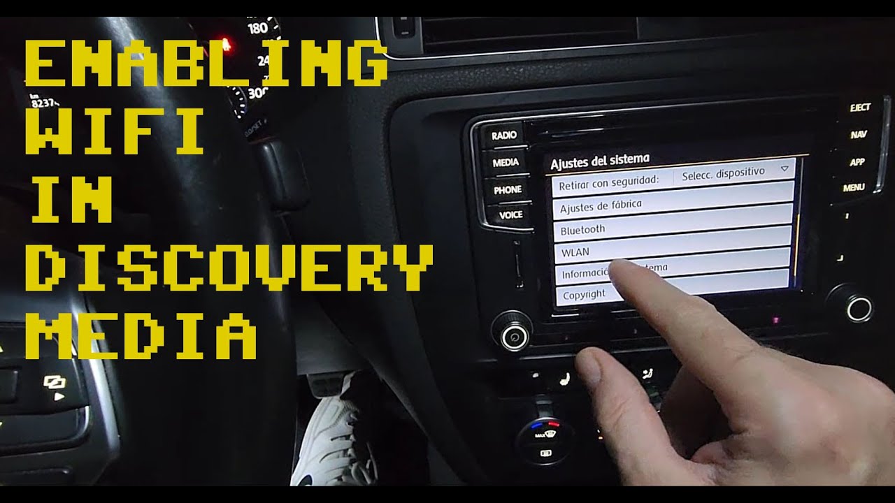 VW jetta / Vento Enabling Discovery Media Wifi/ Habilitando WIFI en ...