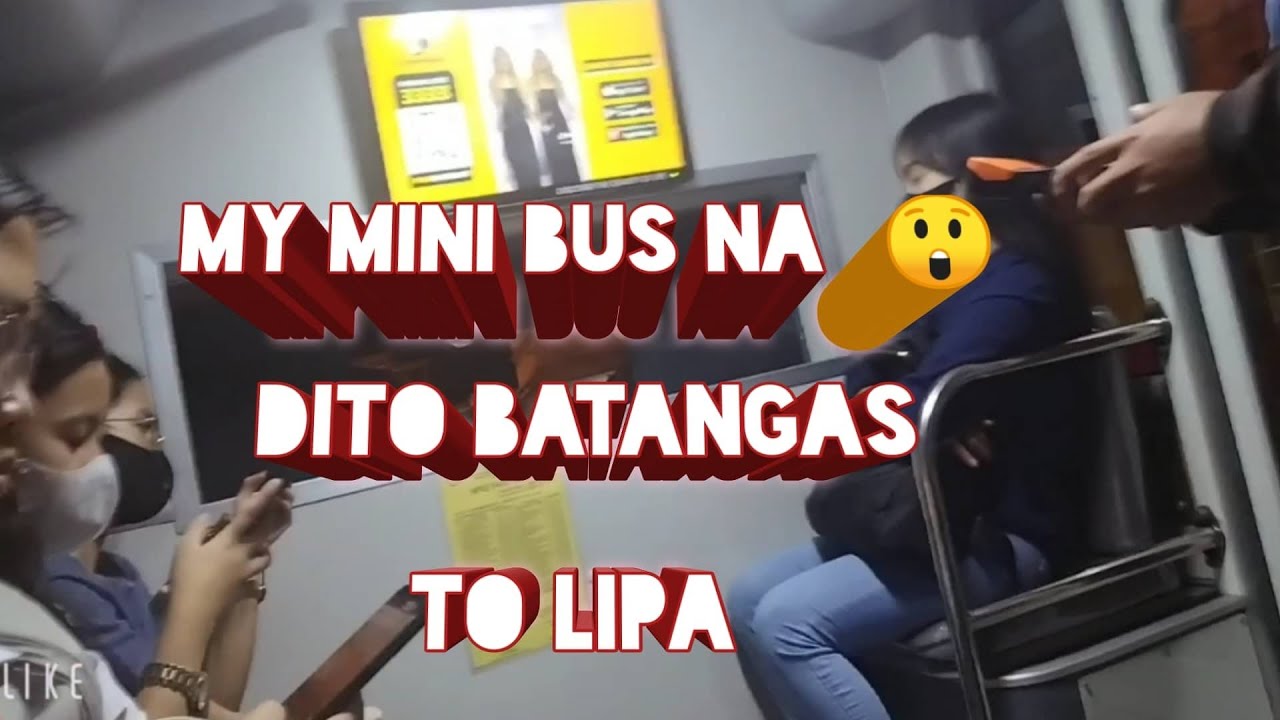 mamangha sa bago mini bus via batangas to lipa - YouTube