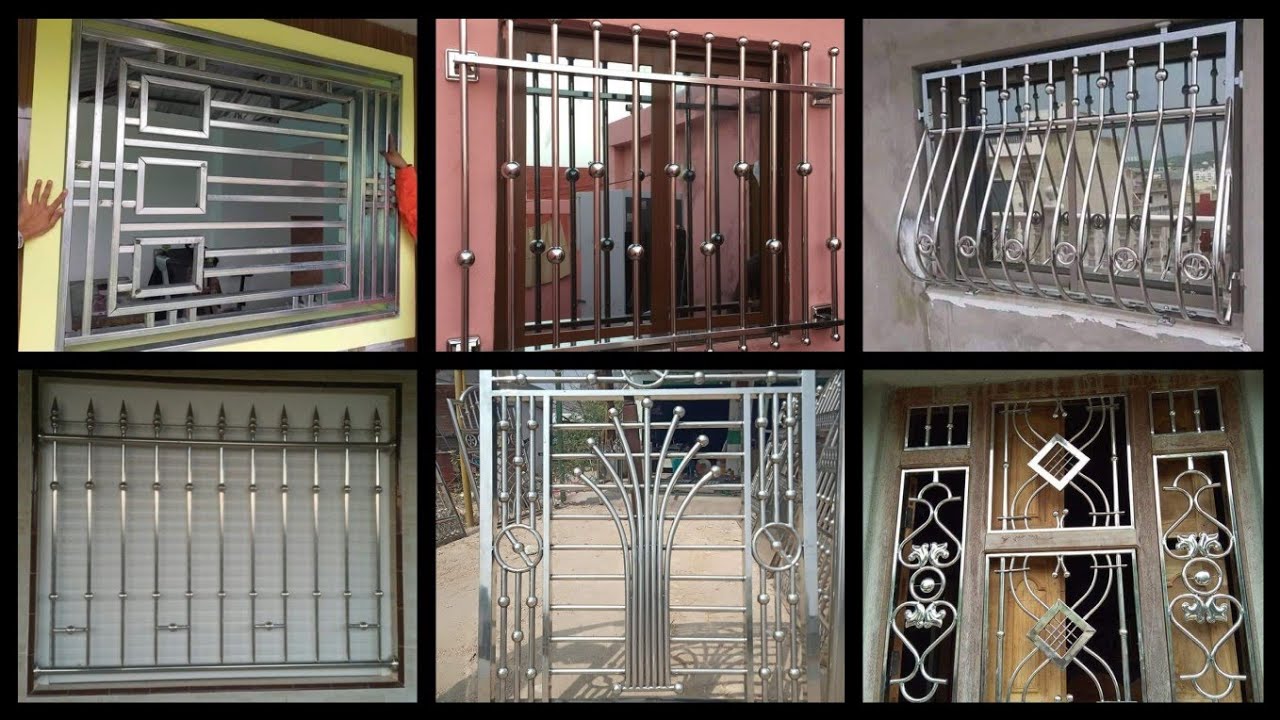 Latest Steel Grill Design for Windows || New Model Steal Windows - YouTube