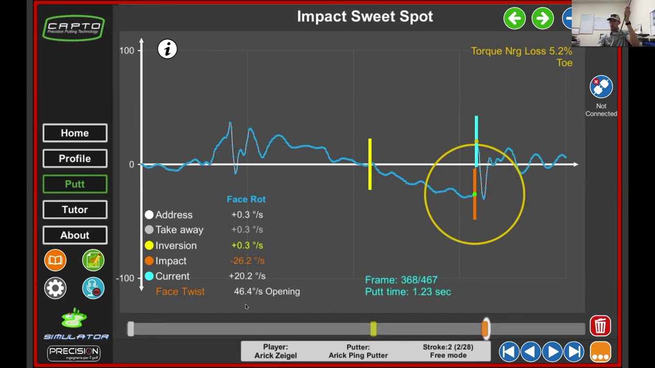 The Impact Sweet Spot - Capto Putting Sensor - YouTube