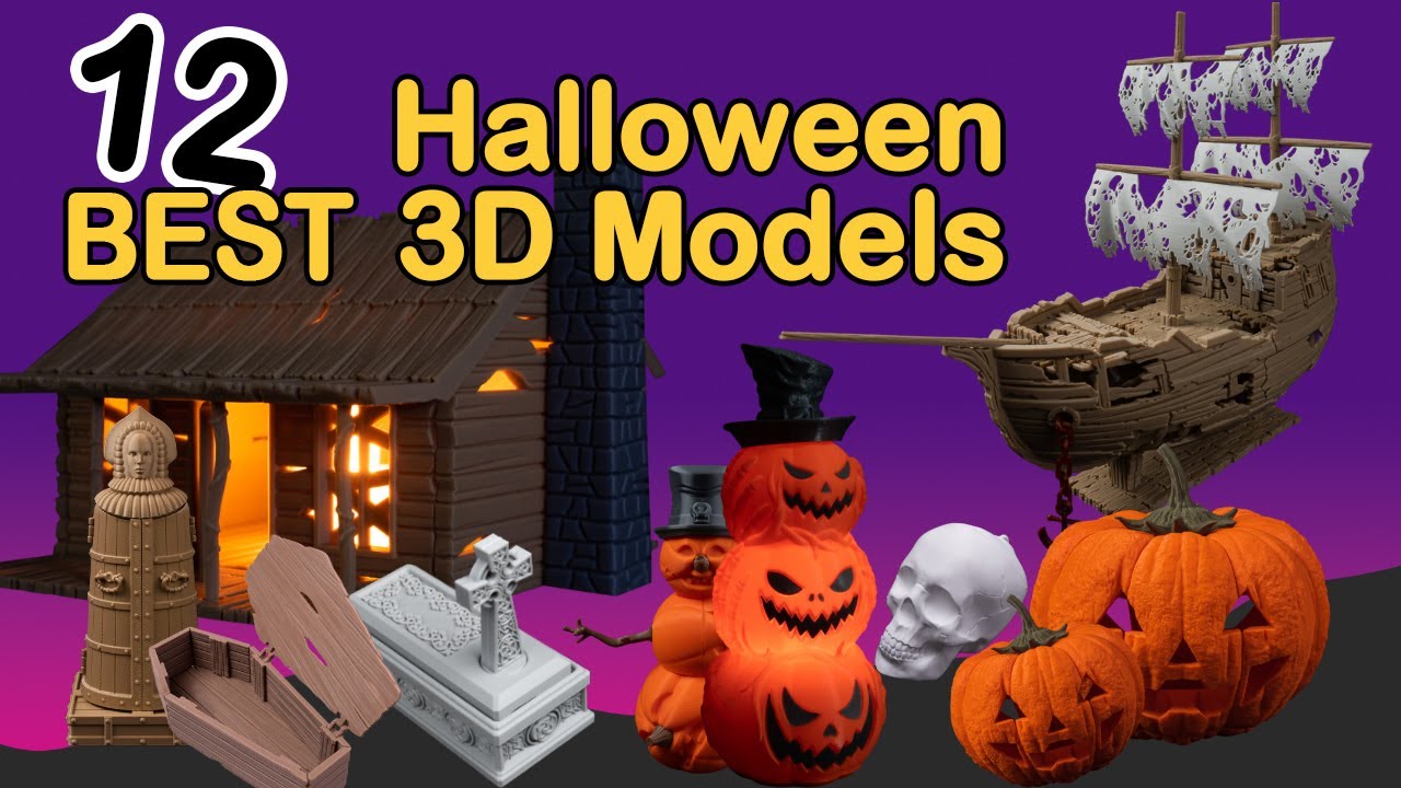 Best 3D Halloween models 2024 - YouTube