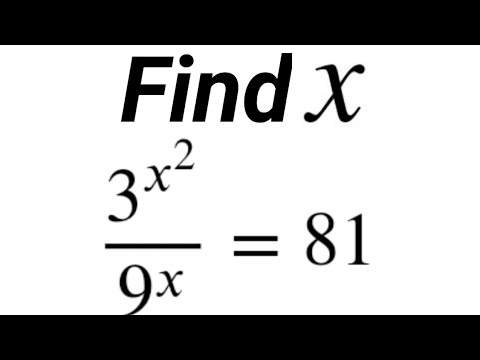 A Nice Math Algebra Problem. Find x. - YouTube