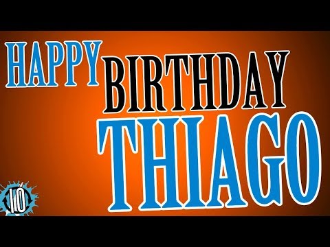 Doğum günün kutlu olsun Thiago! Kutlamak için 10 saat müzik ve animasyon #Doğumgünü #Thiago