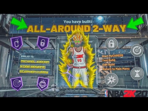 All Around 2 Way Build 2k20! Best Guard Build In NBA 2k20! Michael ...