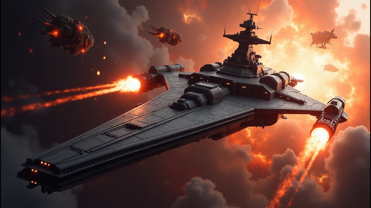 First Contact Human Warship Annihilates Alien Armada HFY Tale - YouTube