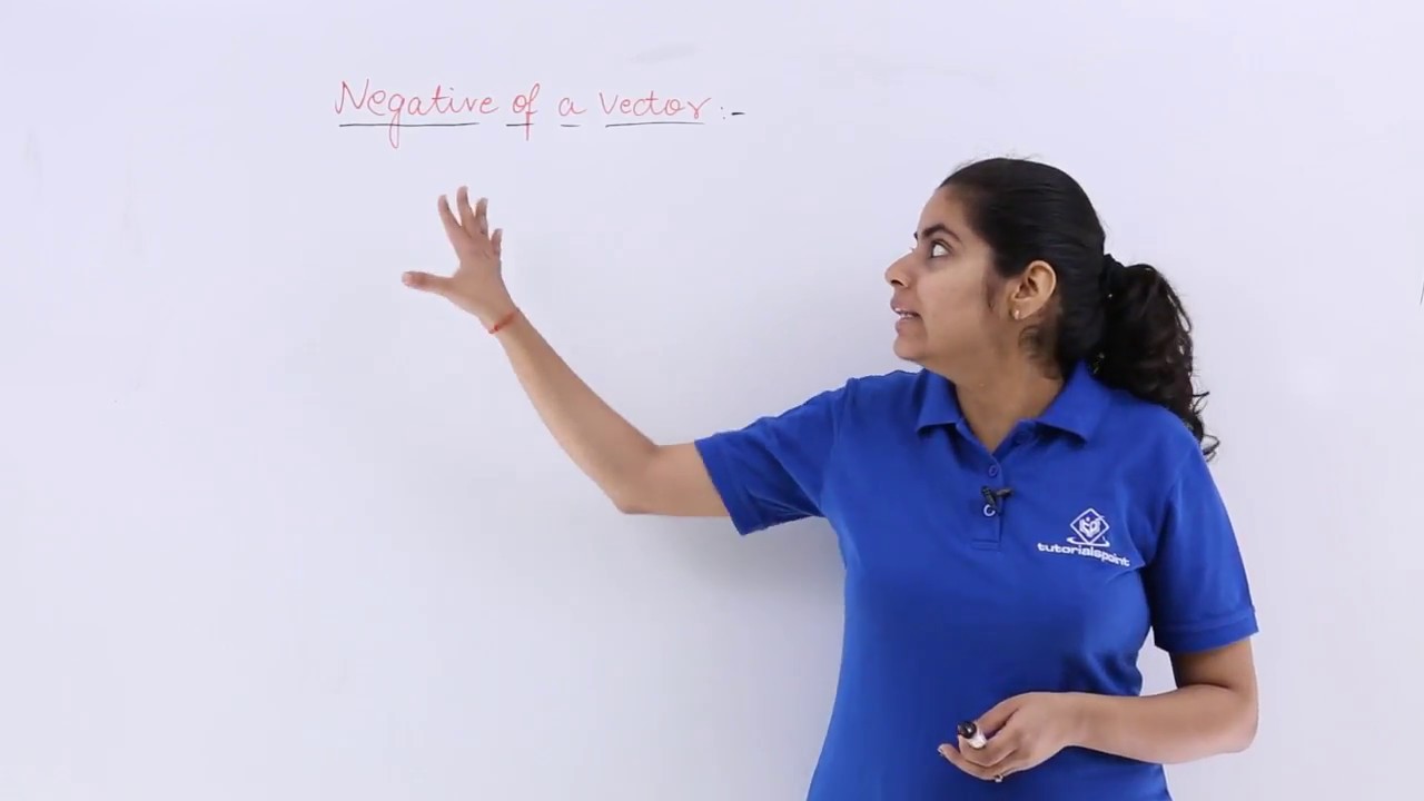 Class 12th - Negative of Vector Overview | Vector Algebra | Tutorials ...
