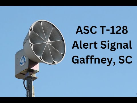ASC T-128 | Alert Signal | Gaffney, SC - YouTube