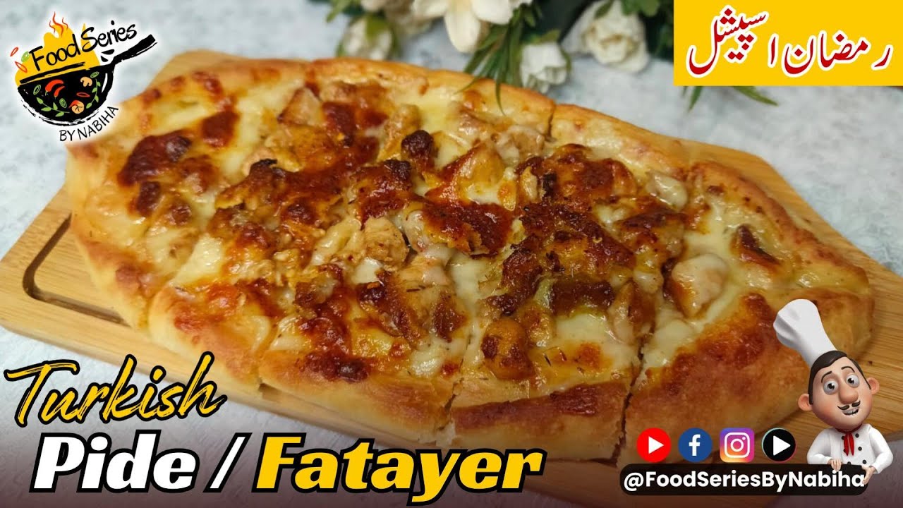 Turkish Pide | Turkish Fatayer/ Pide | Turkish Pizza | How to Make ...