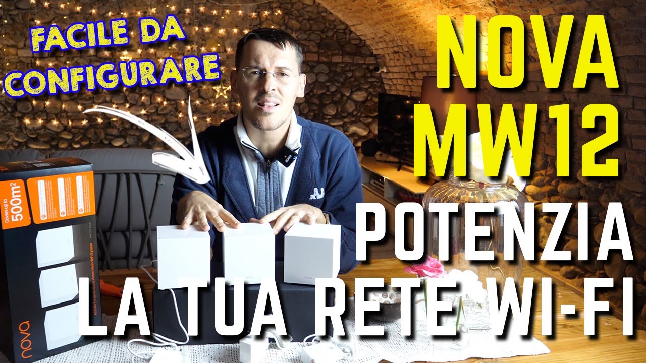 Recensione Tenda Nova MW12 rete Wi-Fi mesh fino a 500 m2 - YouTube