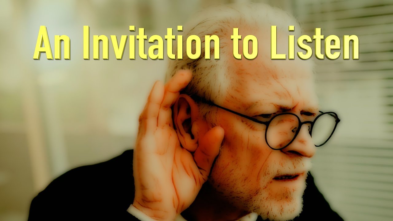 An Invitation to Listen | Rev Gail Marriner - YouTube
