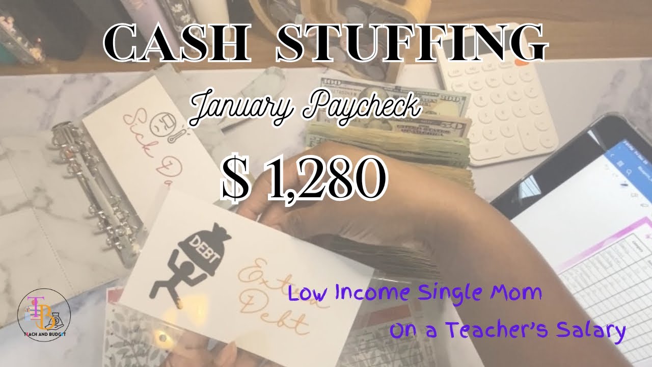 Cash Stuff First Paycheck of 2024 | Cash stuff with me - YouTube