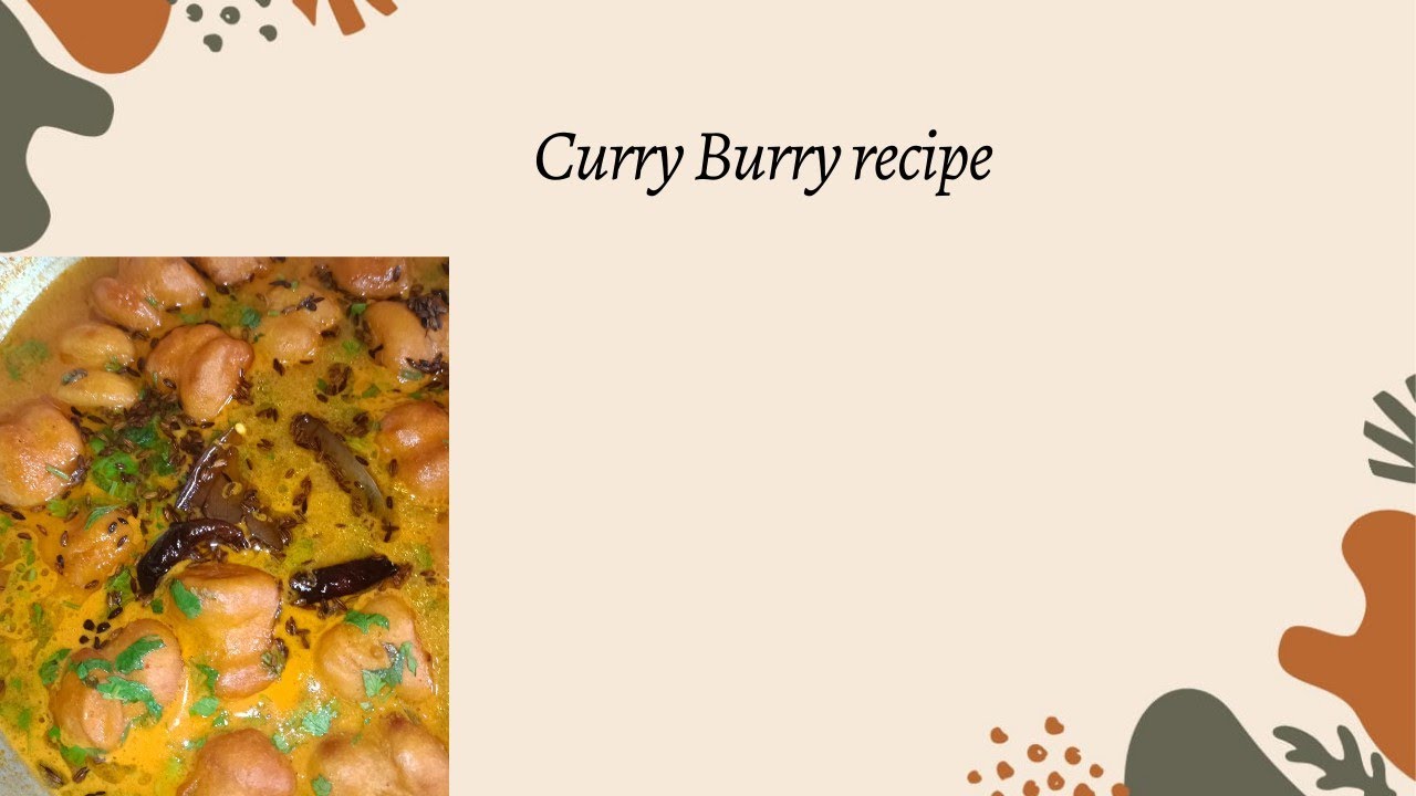 Curry Burry Recipe||Curry Burry Recipe in Hindi||Sushma's Kitchen - YouTube