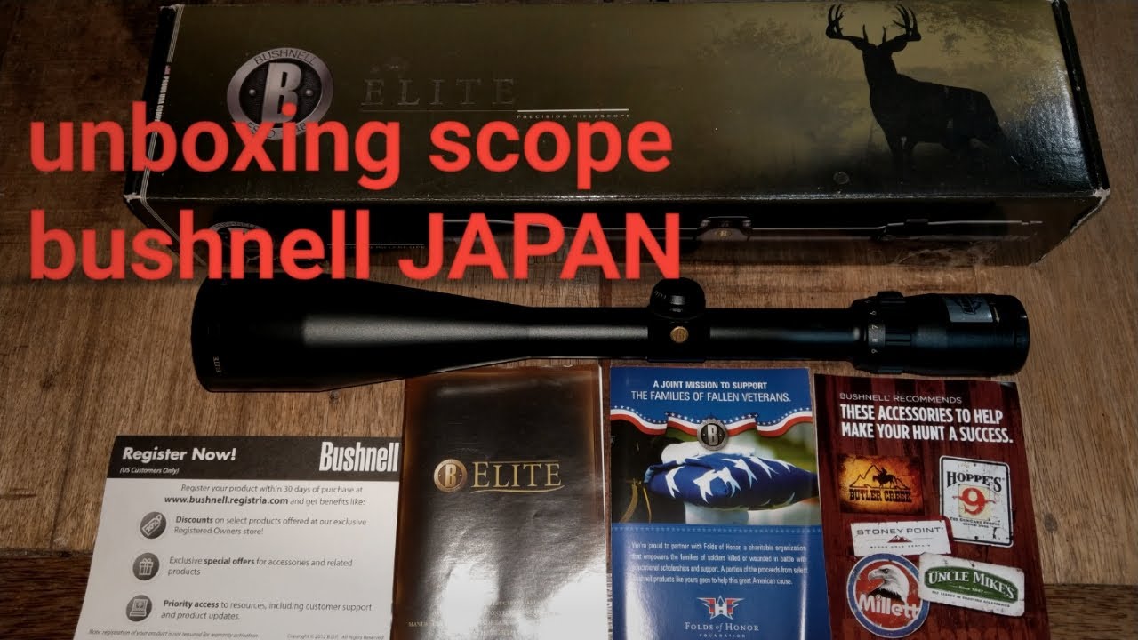 BUSHNELL ELITE 3-9X50 MULTI X DOA 600 Reticle Made in JAPAN - YouTube