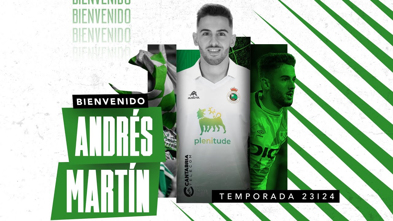 🎙 Presentación oficial de Andrés Martín como jugador del Racing 23/24 ...