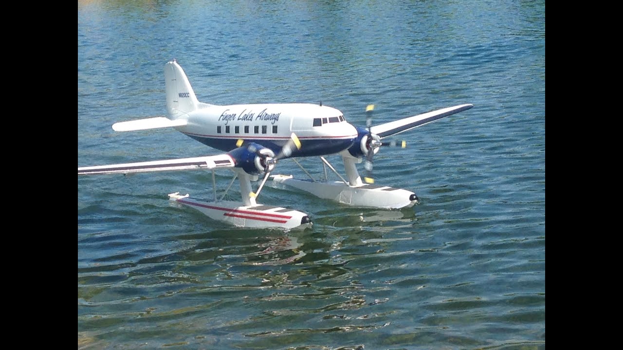 Finger Lakes Airways Dynam DC-3 - YouTube