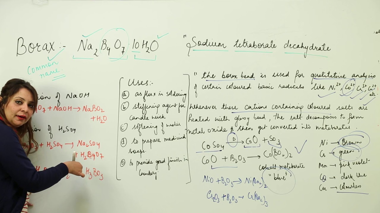 Compounds - 7 BORAX PROPERTIES AND USES - YouTube