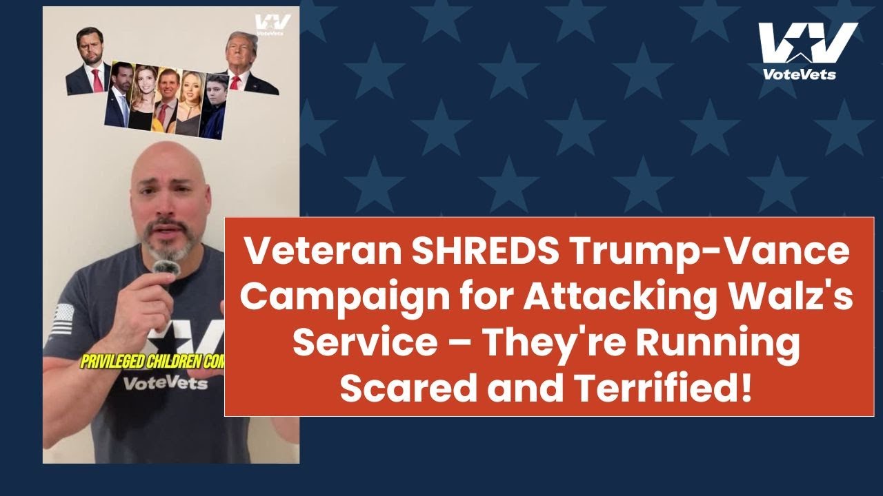 Veteran SHREDS Trump-Vance for Attacking Walz's Service –They're ...