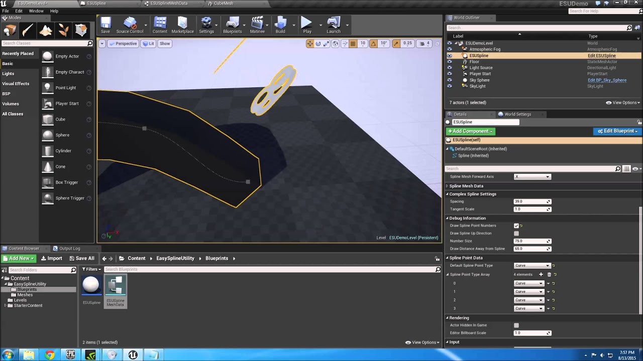 Easy Spline Utility Demo Part 2 - YouTube