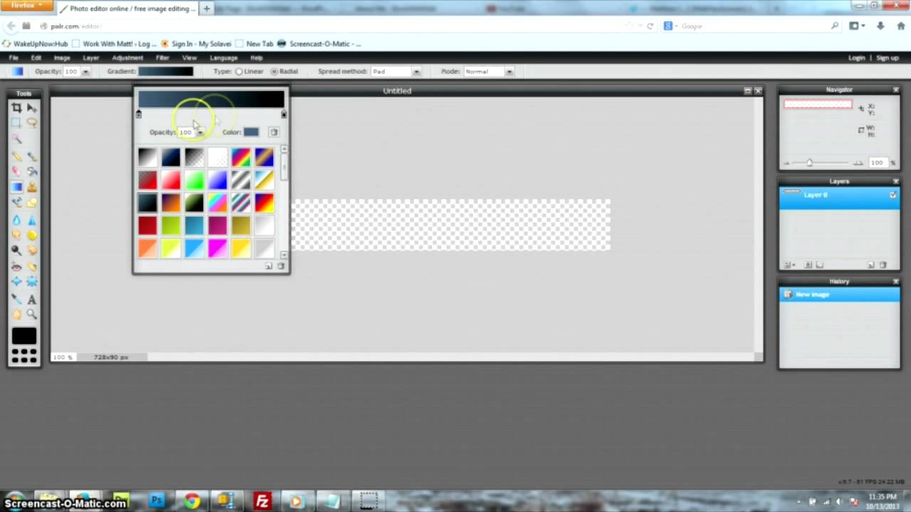 Pixlr Tutorial - Design A Simple Web Banner! - YouTube