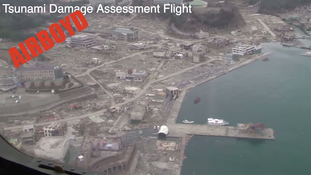 Japanese Tsunami Damage Assessment - YouTube