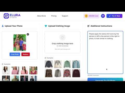 Virtual Try On AI - Free Online Fashion AI for clothes - Elura Studio