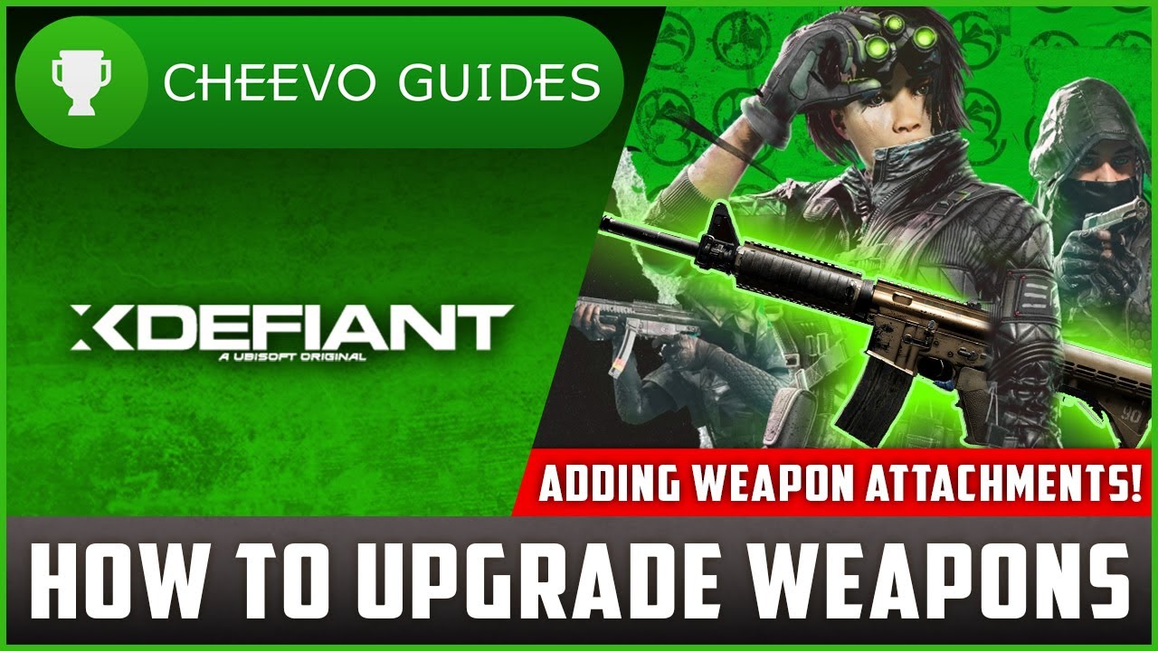 X-Defiant - How To Upgrade Your Weapon (Adding Attachments) - YouTube