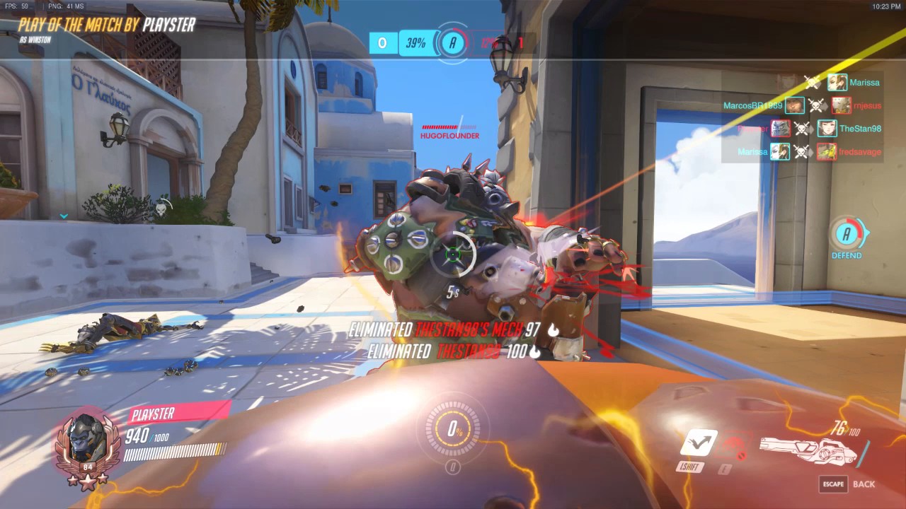 Overwatch - Ilios - Going Harambe with Winston - - YouTube